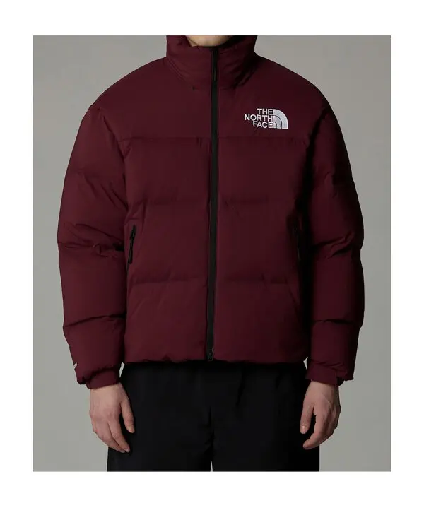 ダウンジャケット THE NORTH FACE ALPINE NUPTSE HOODIE The North Face Nuptse Zipped Down Jacket With Hood - Alpine Plum